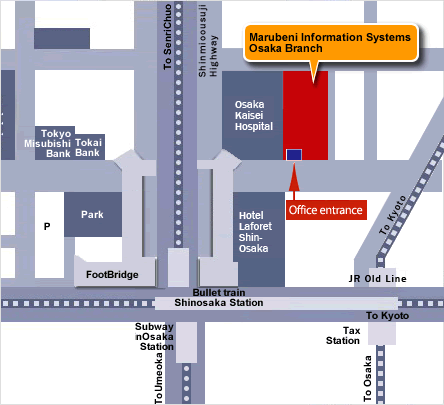 Osaka Branch | MARUBENI INFORMATION SYSTEMS