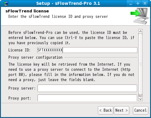 sFlowTrend-Proのインストールガイド