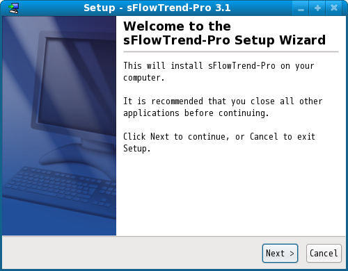 sFlowTrend-Proのインストールガイド